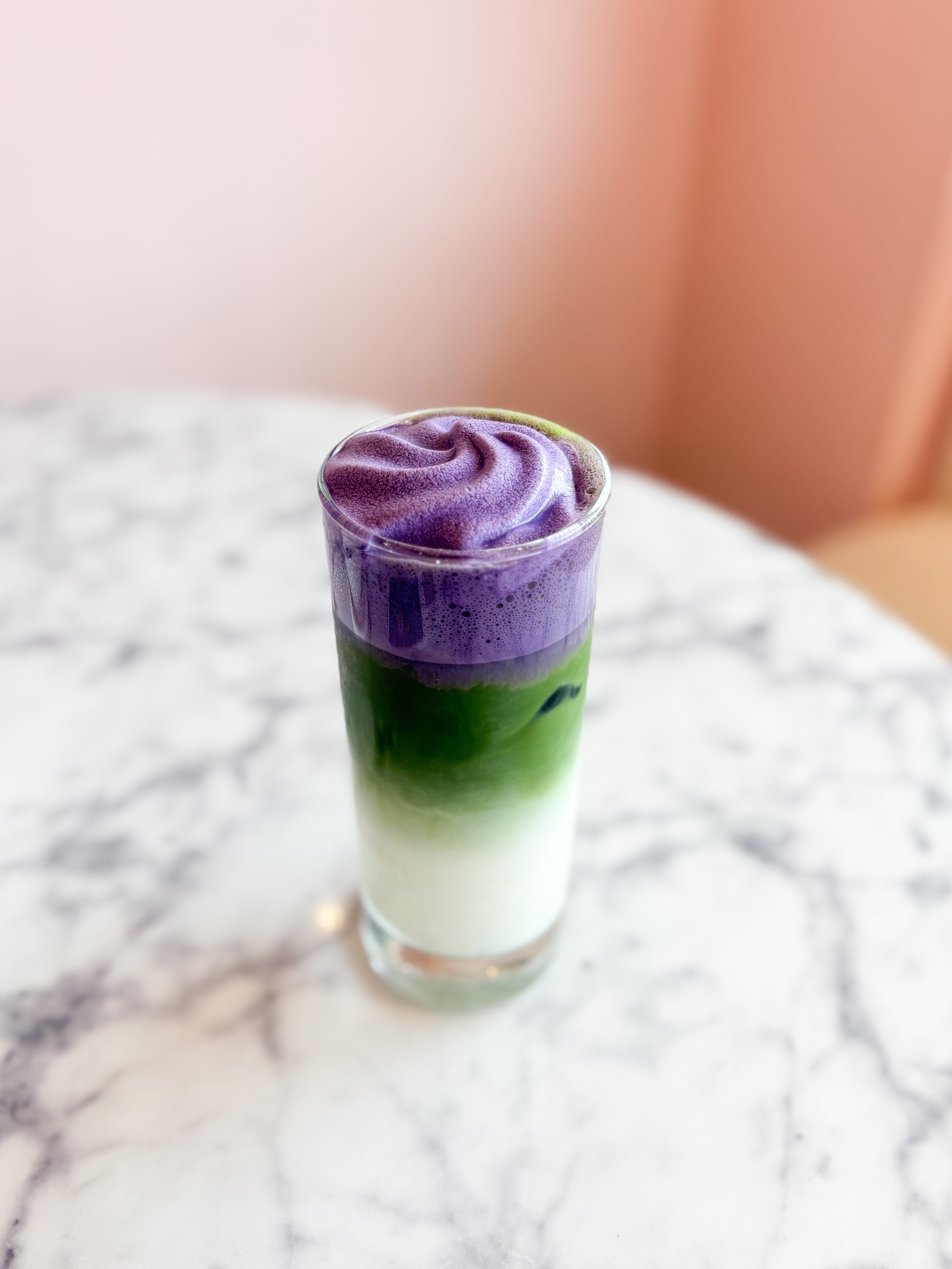 Matcha/Pandan Ube Cold Foam, 12 Oz | Ohh...macarons